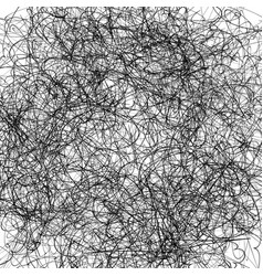 Random squiggly lines abstract chaotic texture Vector Image