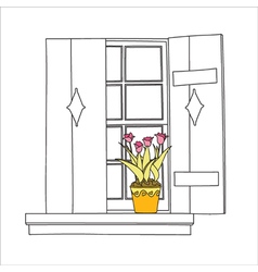 Window colour Royalty Free Vector Image - VectorStock