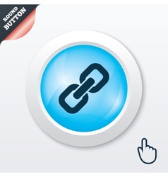 Link sign icon hyperlink symbol Royalty Free Vector Image