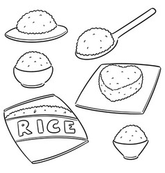 Rice bag Royalty Free Vector Image - VectorStock