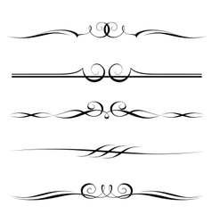 Decorative elements border Royalty Free Vector Image