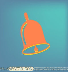 Bell First call A symbol of the school Royalty Free Vector