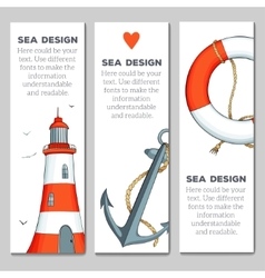 Nautical card Royalty Free Vector Image - VectorStock