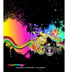 Dj collage Royalty Free Vector Image - VectorStock