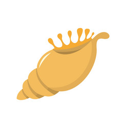 Single shell icon cartoon style Royalty Free Vector Image