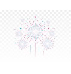 Paper fireworks Royalty Free Vector Image - VectorStock