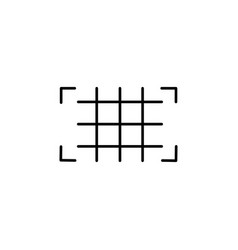 Camera grid icon Royalty Free Vector Image - VectorStock