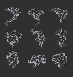 Realistic smoke ring isolated Royalty Free Vector Image