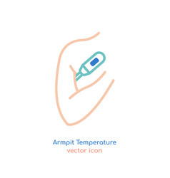Normal temperature range Royalty Free Vector Image