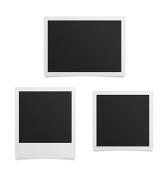 Colored photo frames set Royalty Free Vector Image