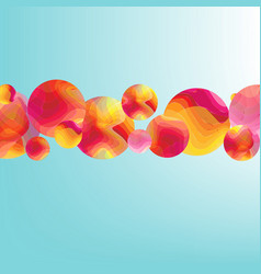 Colorful balls background with place for your Vector Image