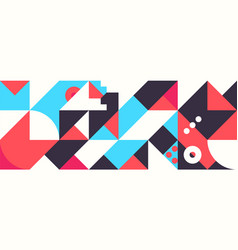 Simple banner square modules Royalty Free Vector Image