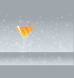 Official cocktail icon unforgettable angel Vector Image