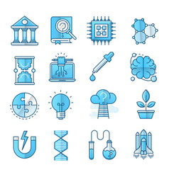 Feedback flat icons Royalty Free Vector Image - VectorStock