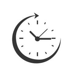 Colorful clock Royalty Free Vector Image - VectorStock