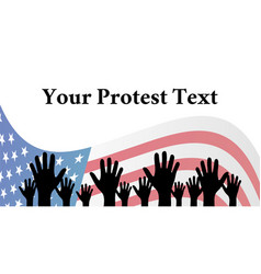Demonstration protest Royalty Free Vector Image