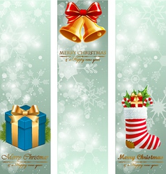Vintage Christmas Set Royalty Free Vector Image