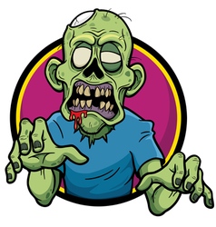 Zombie face Royalty Free Vector Image - VectorStock