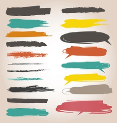 Underlining color samples Royalty Free Vector Image