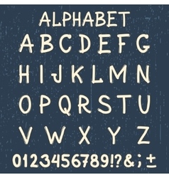 Hand made hand written typography Royalty Free Vector Image