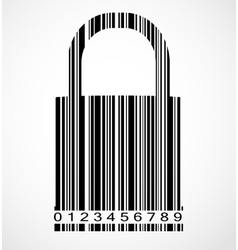Barcode lock image Royalty Free Vector Image - VectorStock