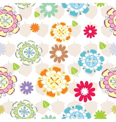 Cutesy scrapbook pattern Royalty Free Vector Image