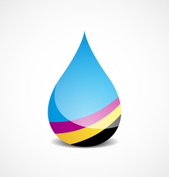 Cmyk drop Royalty Free Vector Image - VectorStock
