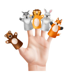 Puppet government concept Royalty Free Vector Image