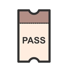 Passes Royalty Free Vector Image - VectorStock