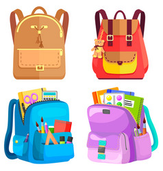 School bag Royalty Free Vector Image - VectorStock