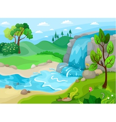 Vodopad Royalty Free Vector Image - VectorStock
