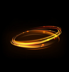 Magic spell ring magical circle superhero concept Vector Image