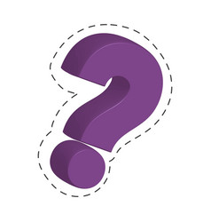 Box question mark image Royalty Free Vector Image