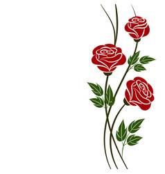 Simple floral background Royalty Free Vector Image