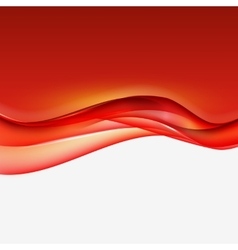 Abstract Red Wave on Background Royalty Free Vector Image