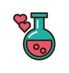 Three test tubes Royalty Free Vector Image - VectorStock
