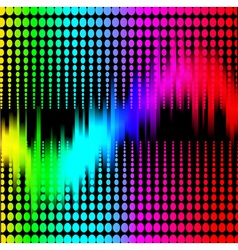 Music sound wave spectrum Royalty Free Vector Image