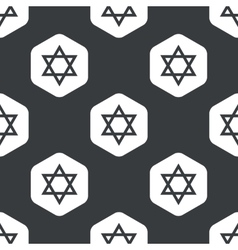 Star of david pattern simple style Royalty Free Vector Image