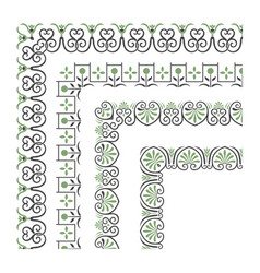 Decorative seamless border Royalty Free Vector Image