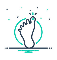 Bones of a human foot Royalty Free Vector Image