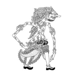 Batara dwapara Royalty Free Vector Image - VectorStock