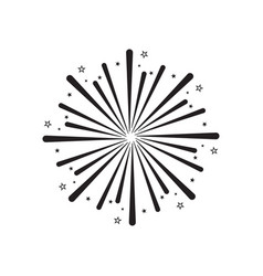 Fire cracker graphic design template isolated Vector Image