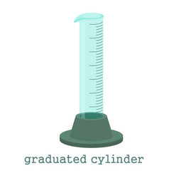 Graduated cylinder icon cartoon style Royalty Free Vector