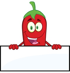 Chilli peppers cartoon Royalty Free Vector Image