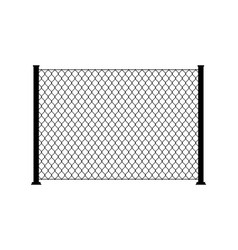 Jail prison metal cage isolated cell grid steel Vector Image