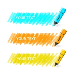 Marker text box Royalty Free Vector Image - VectorStock