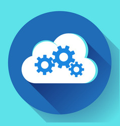 Internet connection cloud logo Royalty Free Vector Image