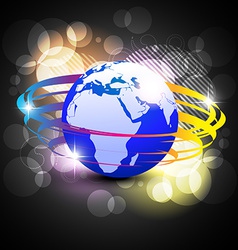 Abstract earth design Royalty Free Vector Image