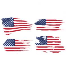 Usa star flag design elements logo Royalty Free Vector Image