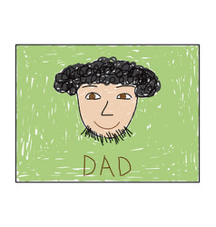 Head face man father people image Royalty Free Vector Image